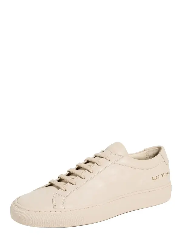 COMMON PROJECTS Achilles Leather Sneakers - Beige