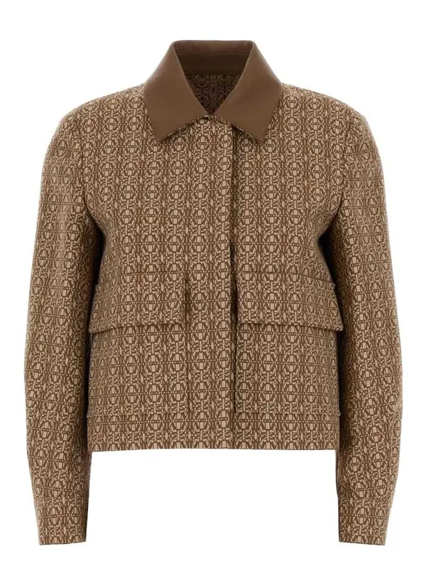 Max Mara Embroidered Cotton Viborg Jacket - Printed