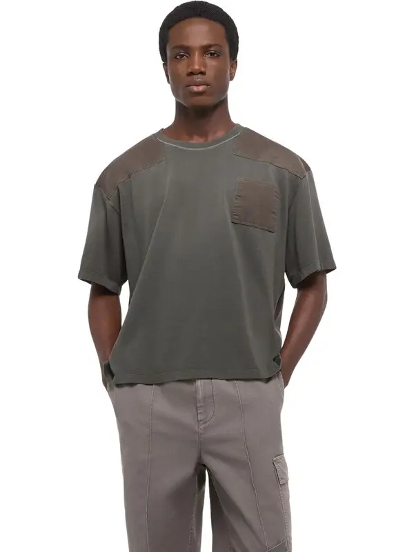Helmut Lang Patch Tee - Moss