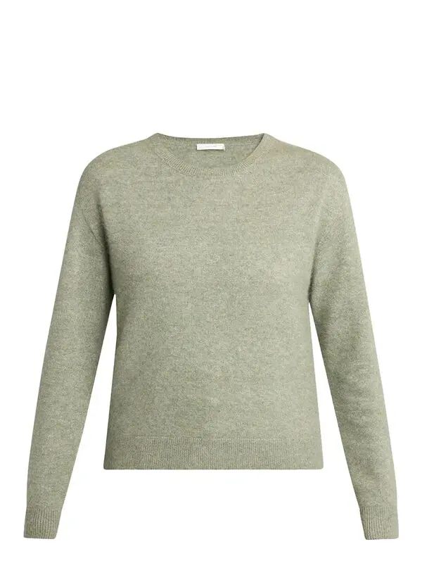THE ROW Lorynna Cashmere-silk Crewneck Sweater - Sage