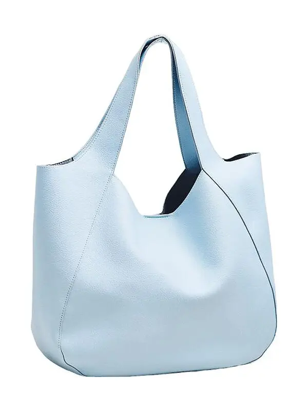 Anthropologie Sonia Medium Slouchy Tote Bag - Light Blue