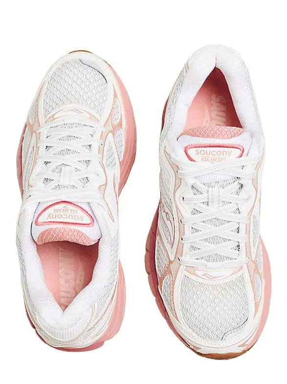 Saucony Progrid Guide Sneakers - White/peach