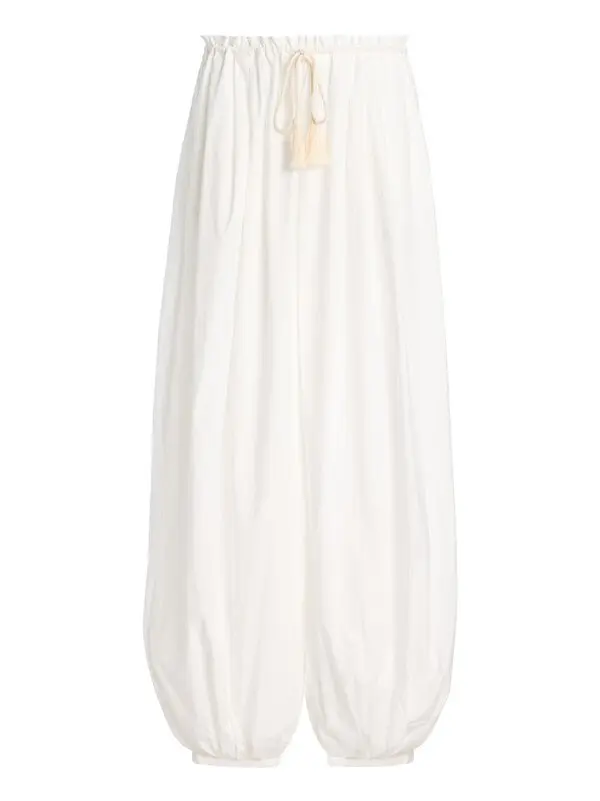 THE GARMENT Bazaar Wide-leg Cotton Pants - White