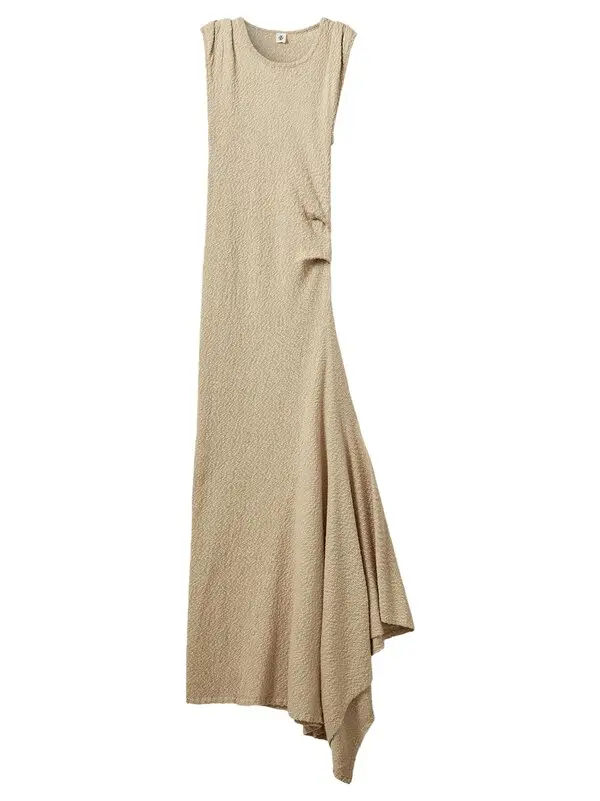 THE GARMENT April Slub Yarn Cotton Gown - Tan