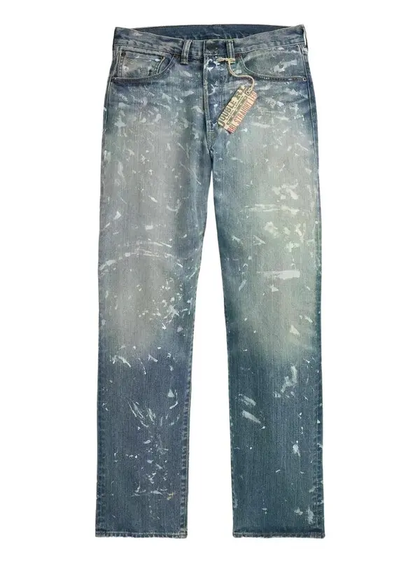 Ralph Lauren Paint-splatter Jeans - Blue