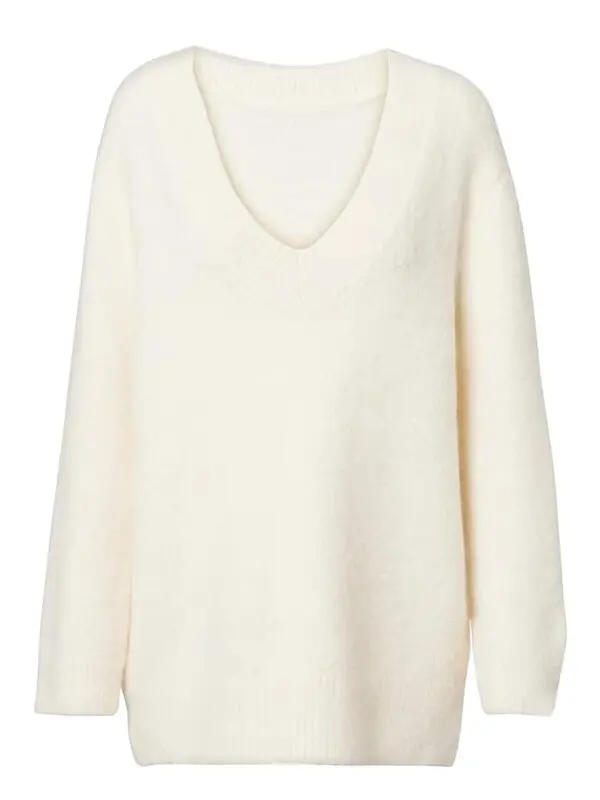 Dorothee Schumacher Loving Touch Alpaca-blend Sweater - White