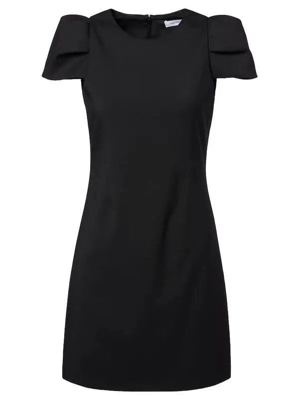 Alexander McQueen Wool Mini Dress - Black