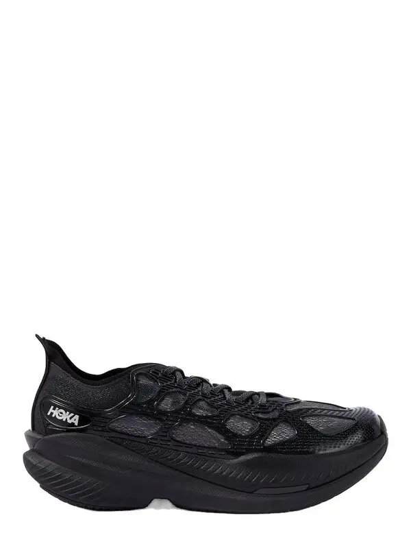 Hoka One One Mach X Caged Running Shoes - Black