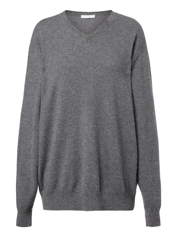 THE ROW Ligeia Cashmere Sweater - Grey