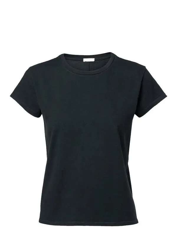 THE ROW Tori Cotton Jersey T-shirt - Black