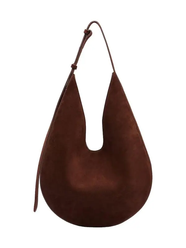 AESTHER EKME Medium Suede Shoulder Bag - Brown