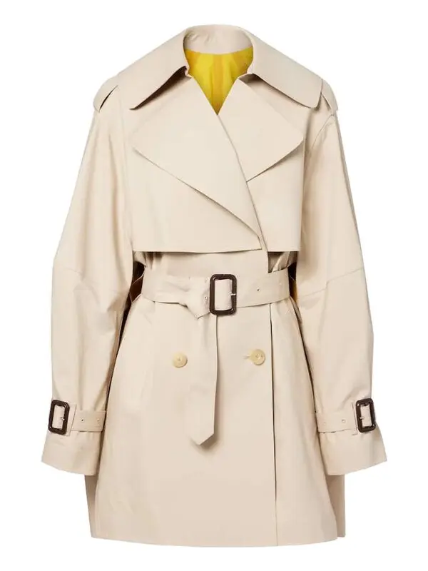 Givenchy Double-breasted Cotton Trench Coat - Beige