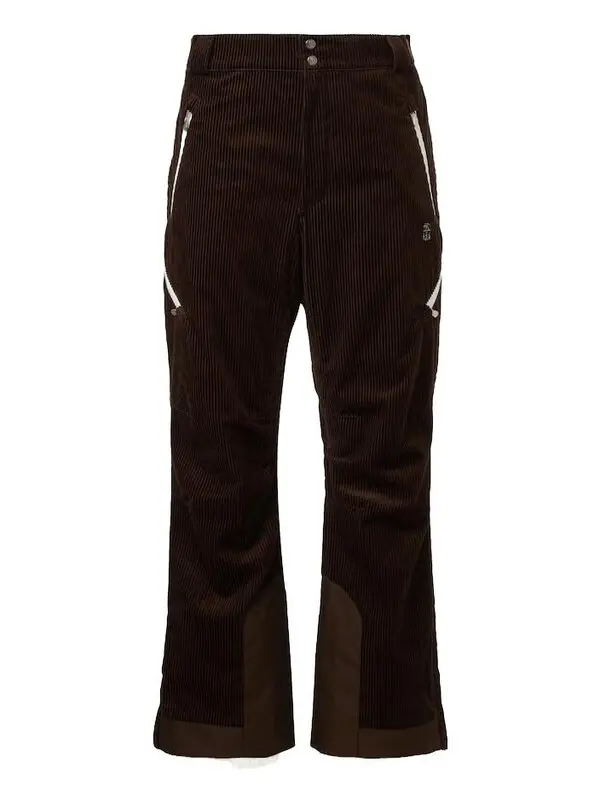 Brunello Cucinelli Cotton Corduroy Ski Pants - Brown
