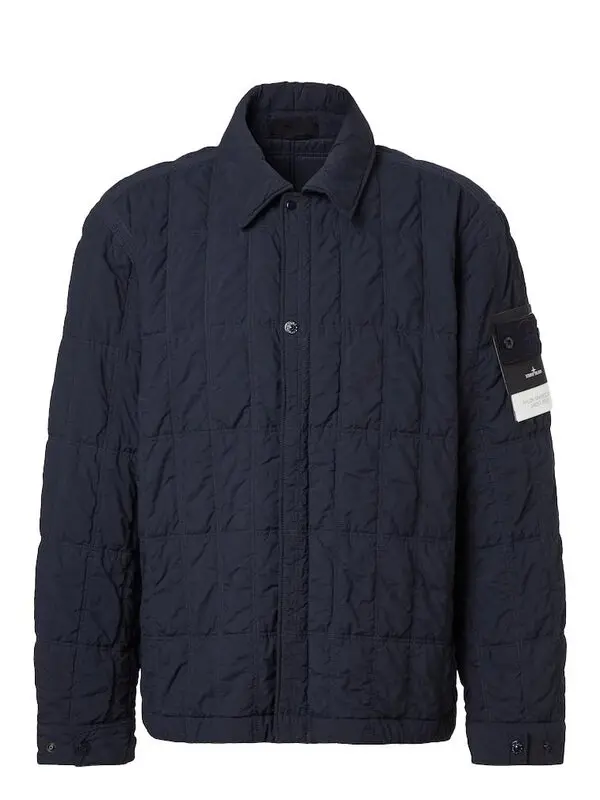 Stone Island Ghost Quilted Jacket - Blue