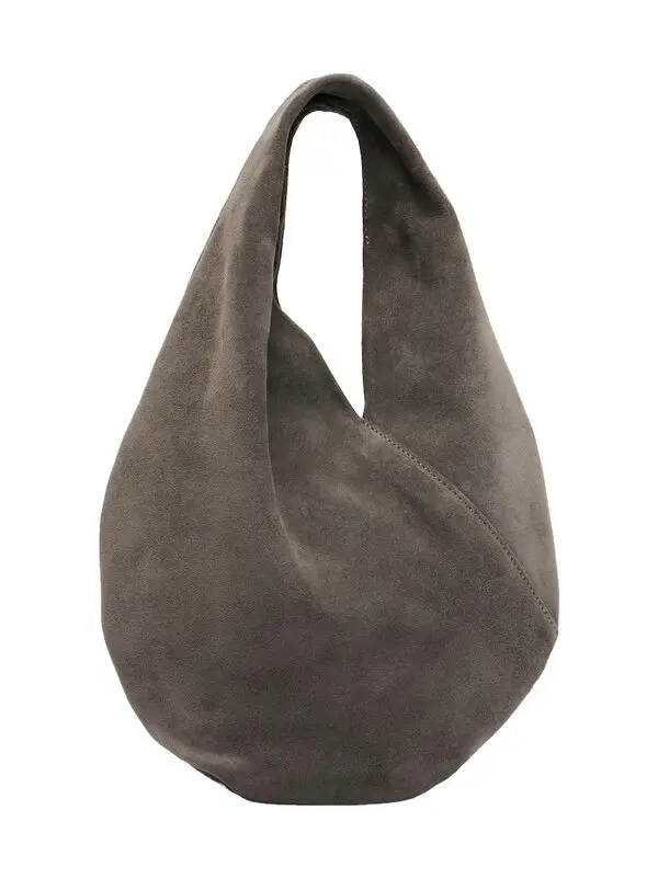 AESTHER EKME Ora Mini Suede Shoulder Bag - Grey