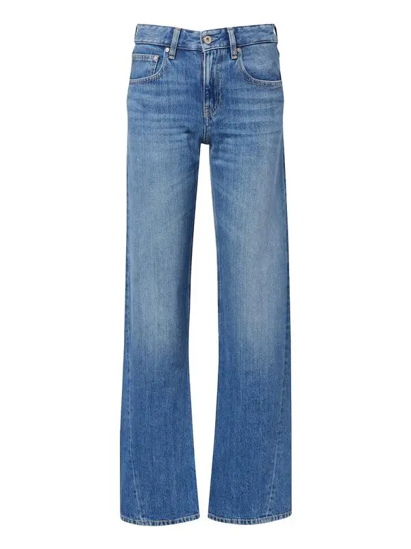 Ag Siena Low-rise Straight Jeans - Blue