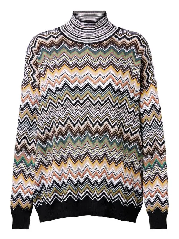 Missoni Zigzag Patterned Sweater - Multicoloured