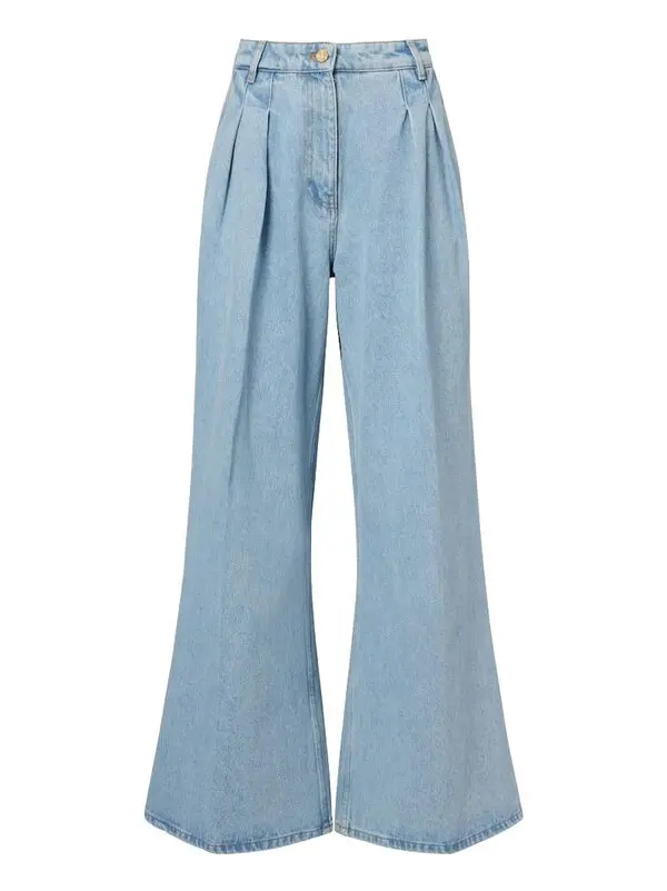 Nina Ricci High-rise Wide-leg Jeans - Blue
