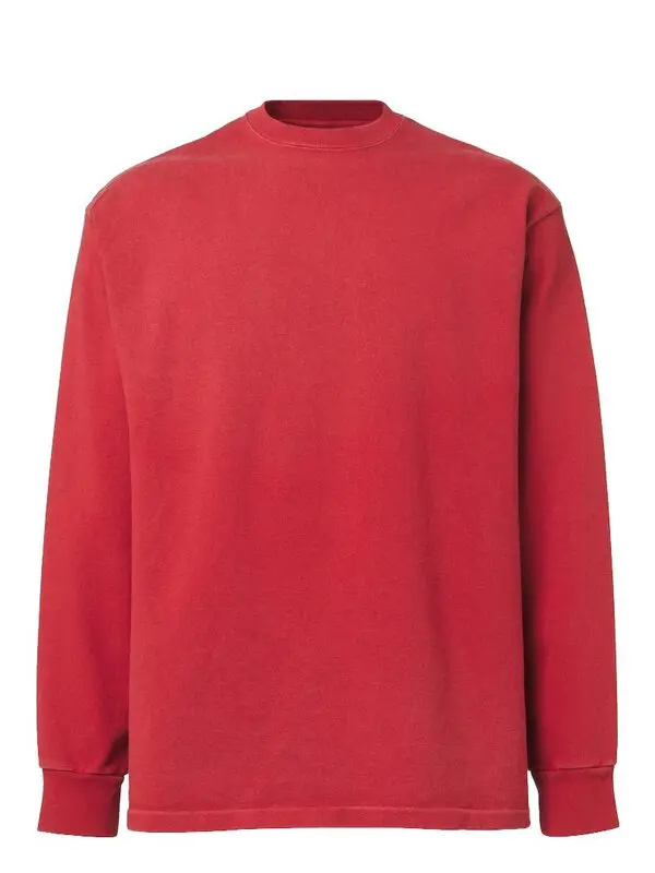 A.PRESSE Vintage Cotton Jersey T-shirt - Red
