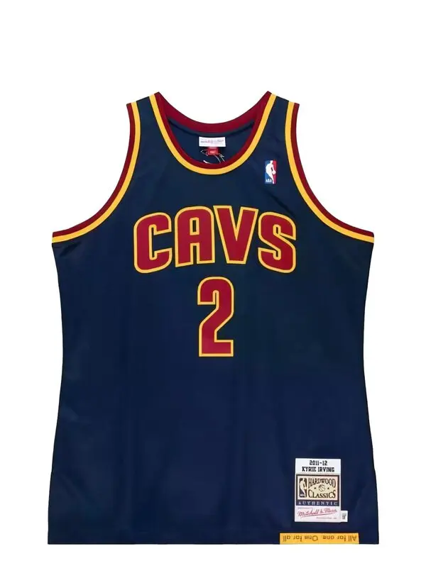 Mitchell & Ness Nba Cleveland Cavaliers Kyrie Irving Alternate Jersey Top - Blue