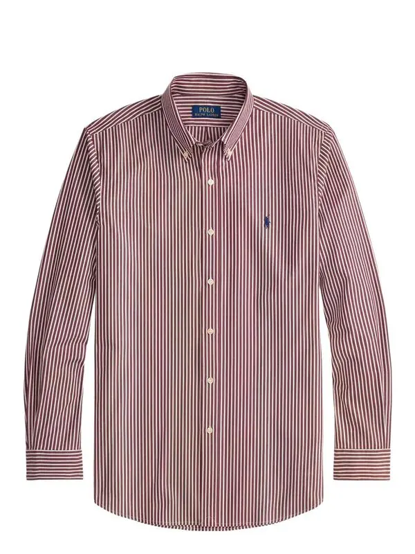 Polo Ralph Lauren Striped Button-down Shirt - Red