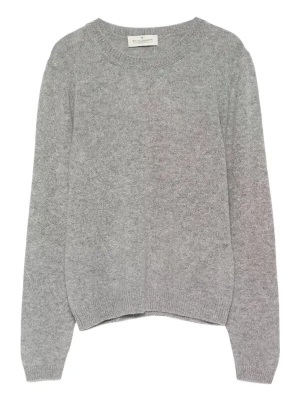 Bruno Manetti Cashmere Crew-neck Sweater - Grey