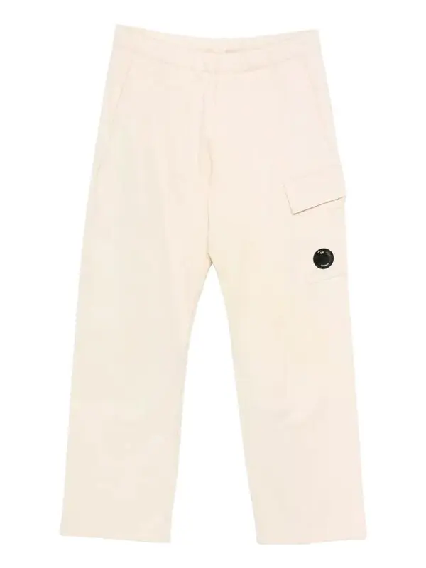 C.P. COMPANY Pocket-detail Lens Trousers - Neutrals
