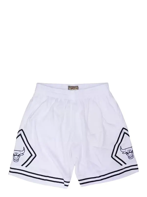 Mitchell & Ness 1997/98 Chicago Bulls Swingman Shorts - White
