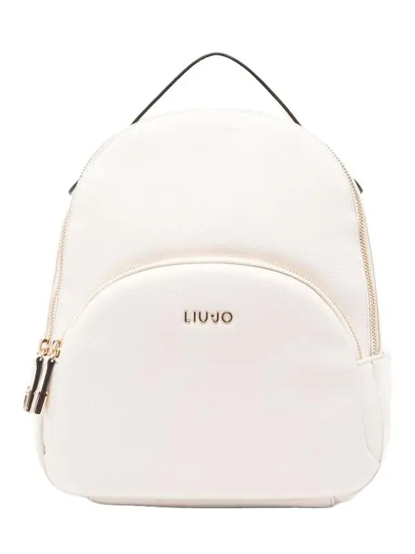 Liu Jo Backpack With Front Pocket - Beige