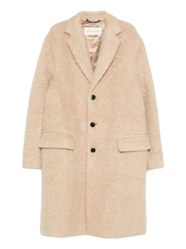 Dries Van Noten Wool Coat - Beige