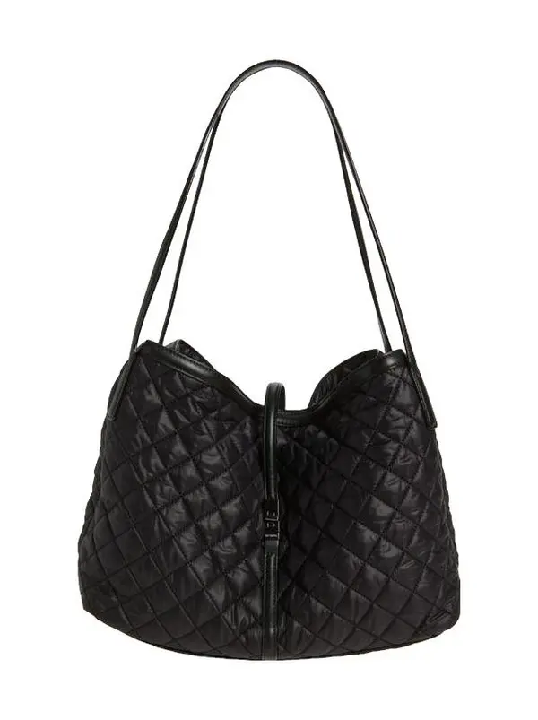 Mz Wallace Astor Quilted Slouchy Tote - Black