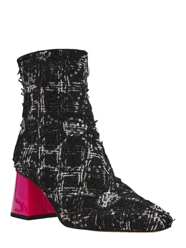 Betsey Johnson Stevie Bootie - Black Multi
