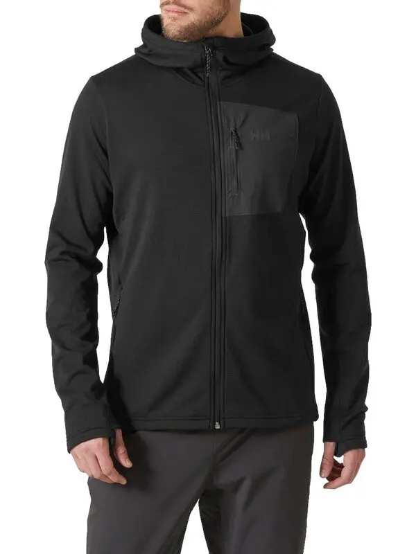 Helly Hansen Versalite Fleece Hooded Jacket - Black