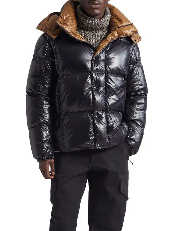 Moncler Parana Down Jacket With Removable Hood - Black