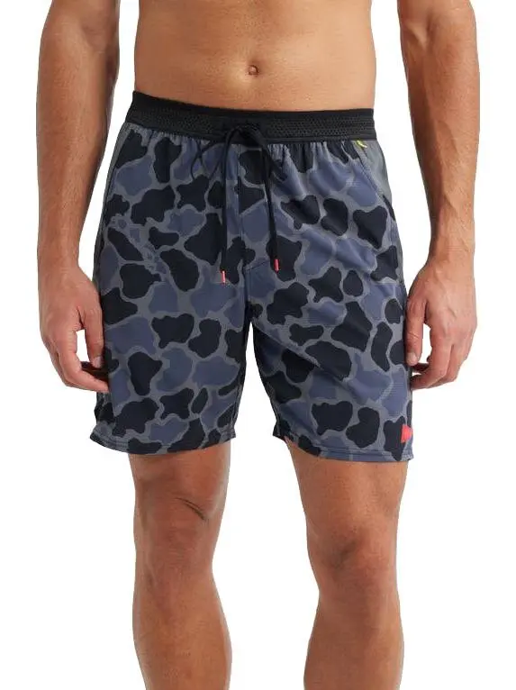 FLORENCE Airtex 2-in-1 Utility Shorts - Black Camo