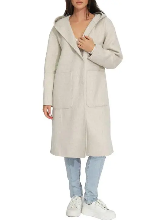BELLE & BLOOM Wool-blend Overcoat - Oat Marle