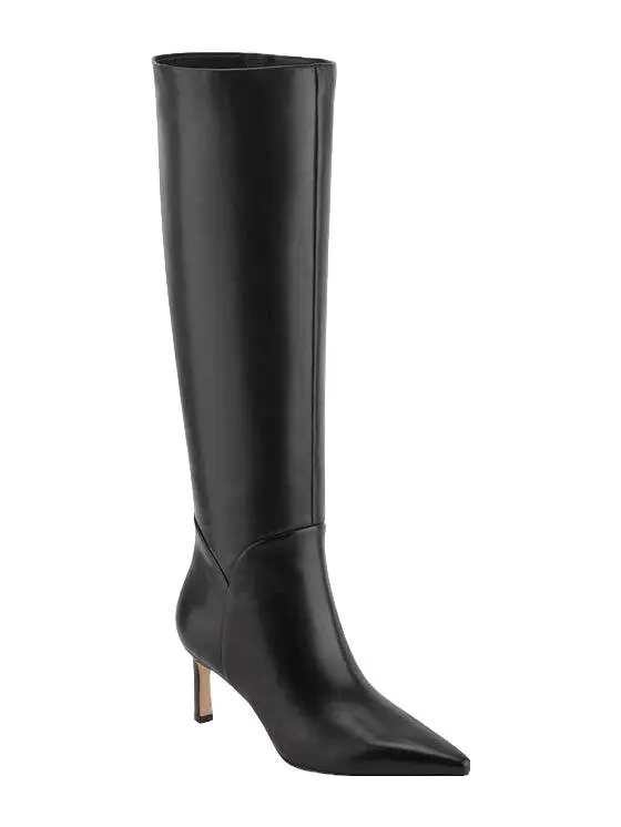Marc Fisher Sabrina Knee High Boots - Black