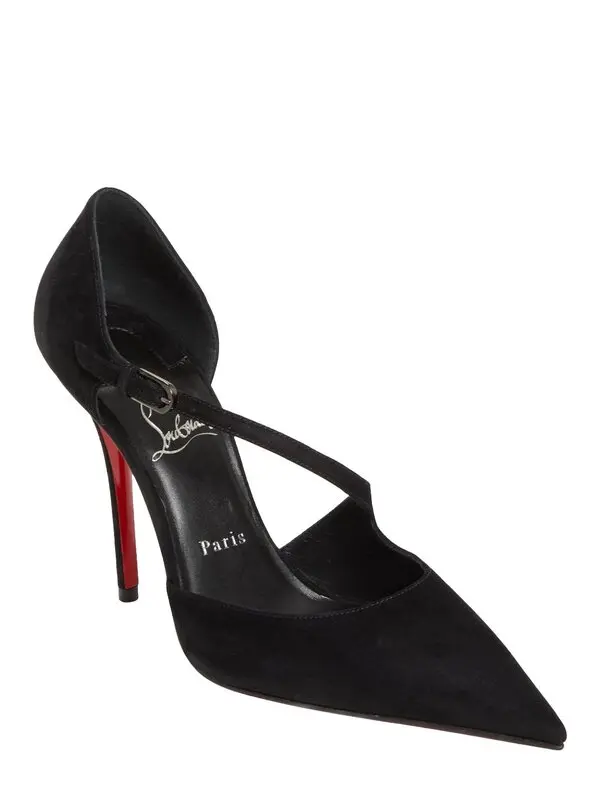 CHRISTIAN LOUBOUTIN D'orsay Stiletto Pumps - Black