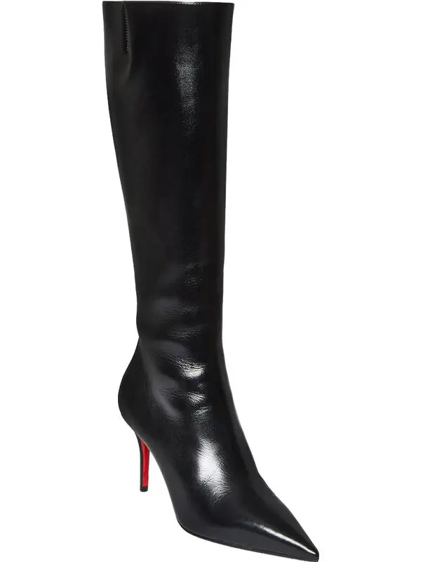 CHRISTIAN LOUBOUTIN Miss Z Pointed Toe Boots - Black