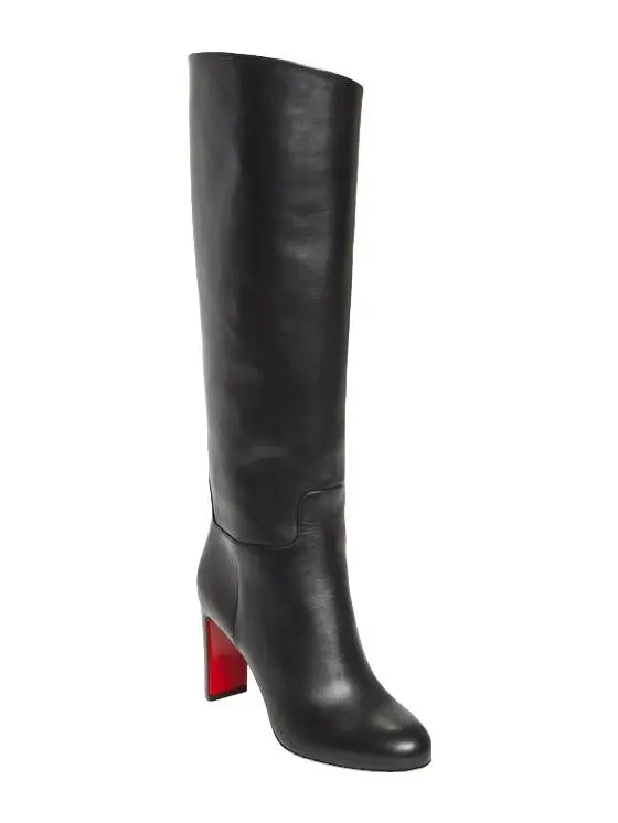 CHRISTIAN LOUBOUTIN Loo Botta Tall Boots - Bk01  Black