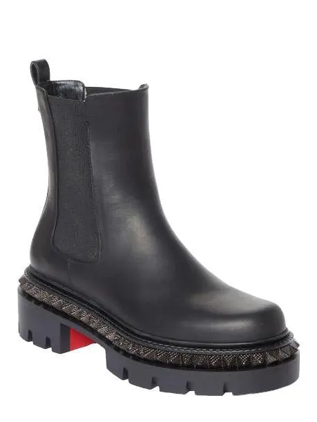 CHRISTIAN LOUBOUTIN Emilia Chelsea Boot - Black
