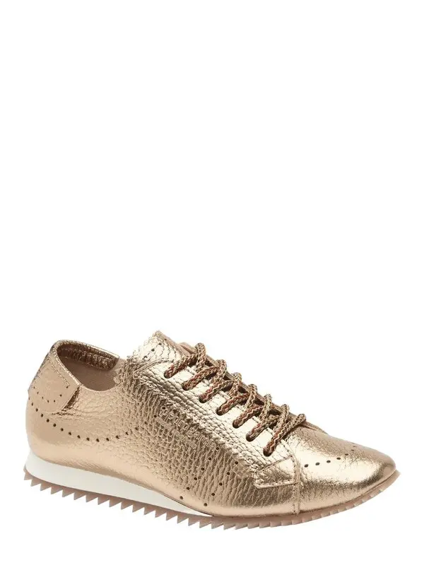 PEDRO GARCIA Celin Lace Up Suede Sneakers - Cava