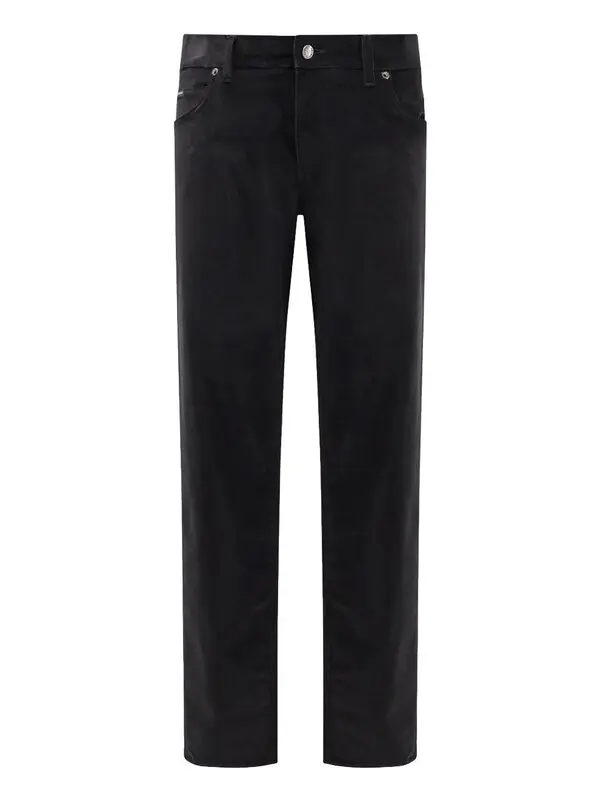 Dolce & Gabbana Straight Leg Pants - Black