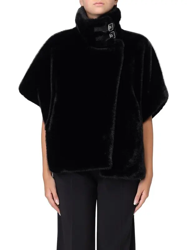 Pinko Fur Coat - Black