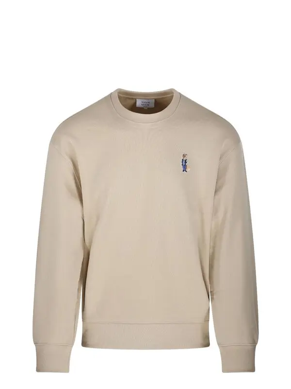 Maison Kitsuné Crewneck Sweatshirt - Beige