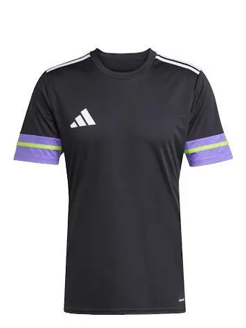 Adidas Squadra 25 Jersey - Black Purple Rush Semi Solar Slime