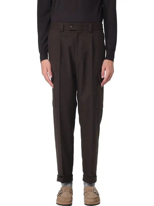 PAOLO PECORA Pants - Brown