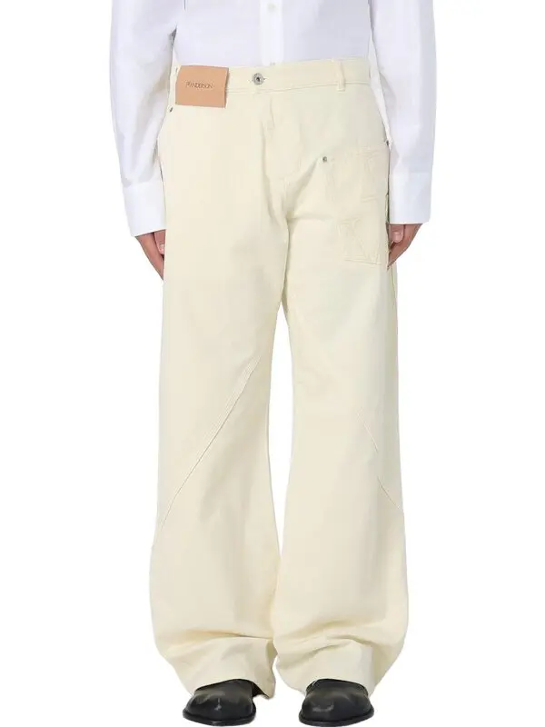 JW Anderson Wide-leg Jeans - Yellow