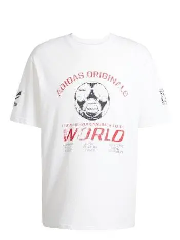 Adidas 90s Graphic Tee Shirt - White