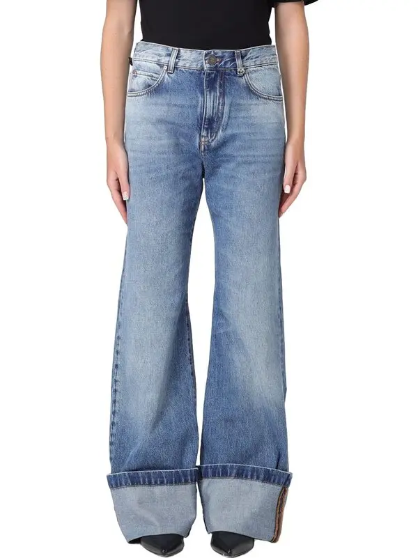 Pinko Wide Leg Jeans - Denim